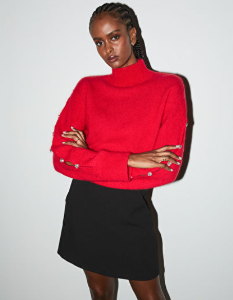 Mock Neck Sweater – Clutch
